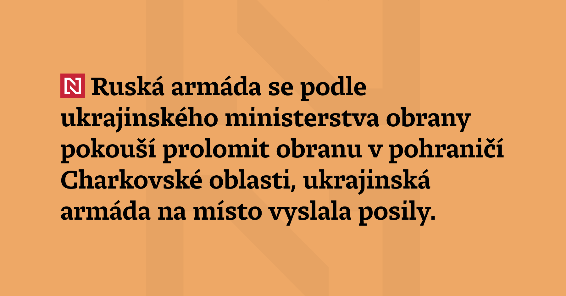 Ruská armáda se podle ukrajinského ministerstva obrany pokouší prolomit ...