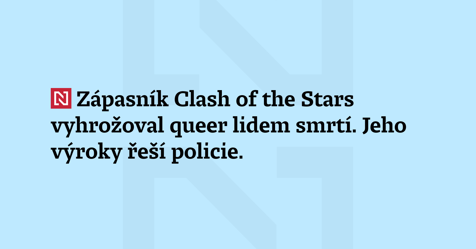Zápasník Samir Margina na pražské tiskové konferenci organizace ...