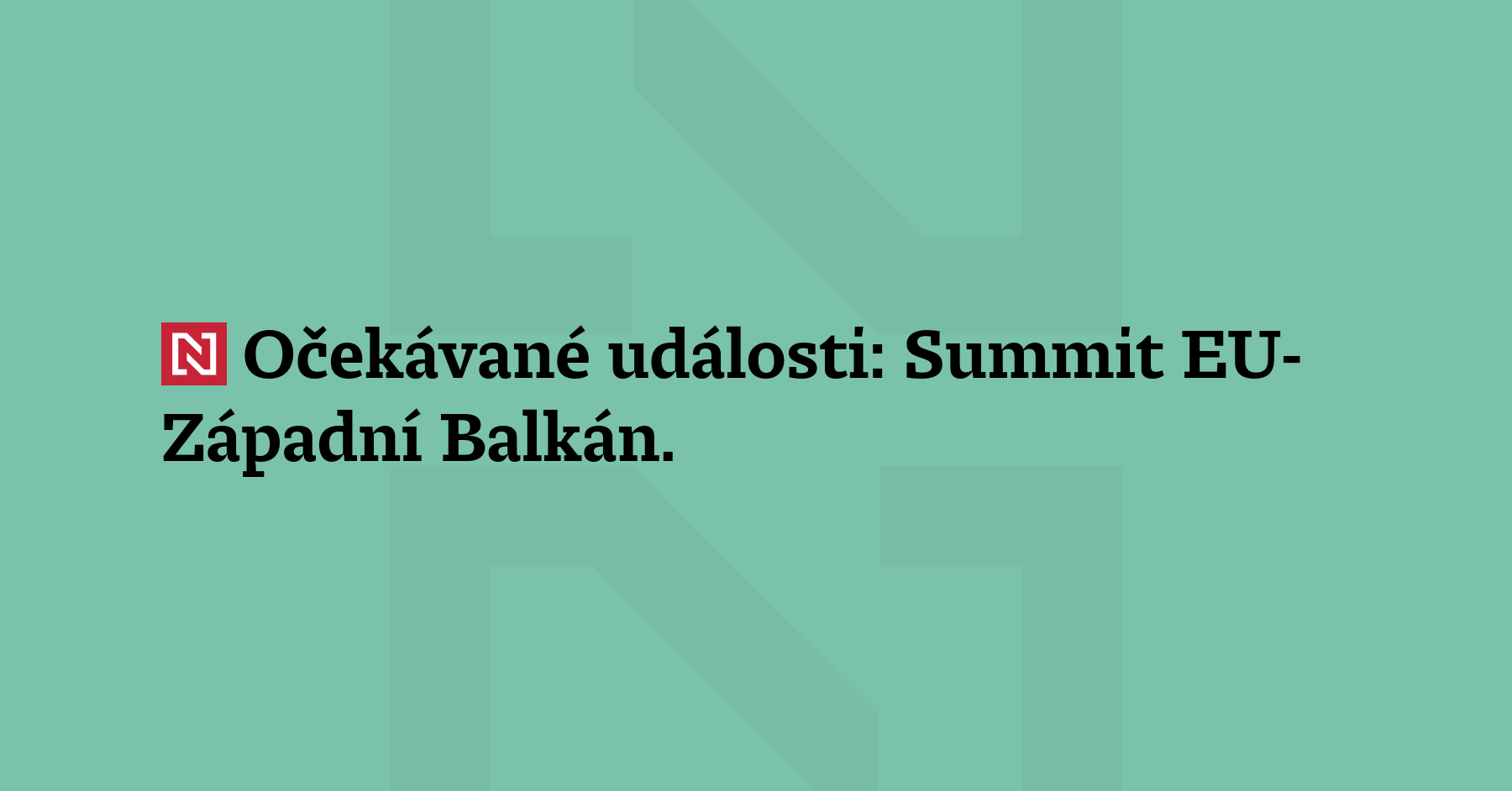 Očekávané události