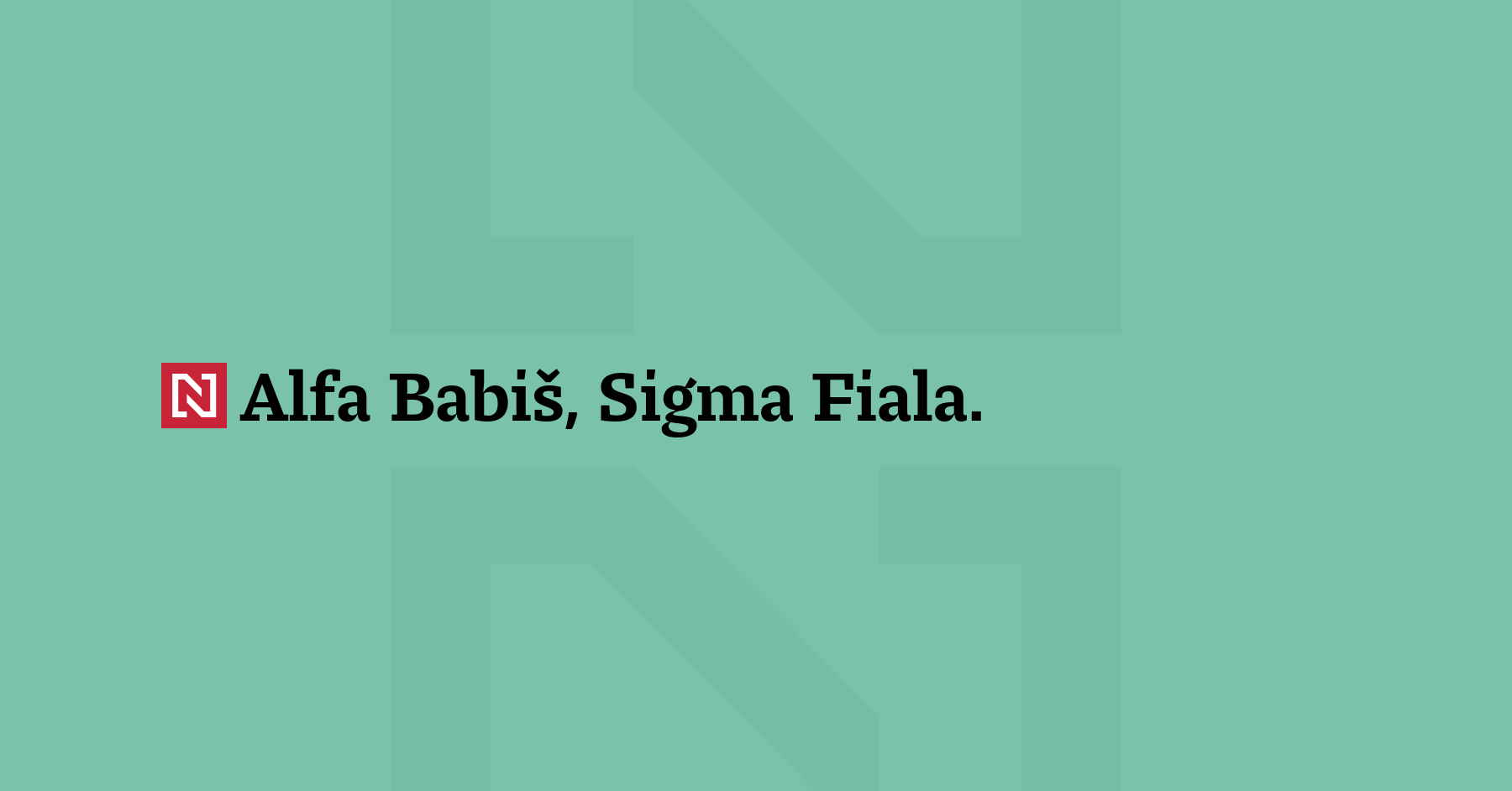 Alfa Babiš, Sigma Fiala. Do videí politiků proklouzl slovník ...