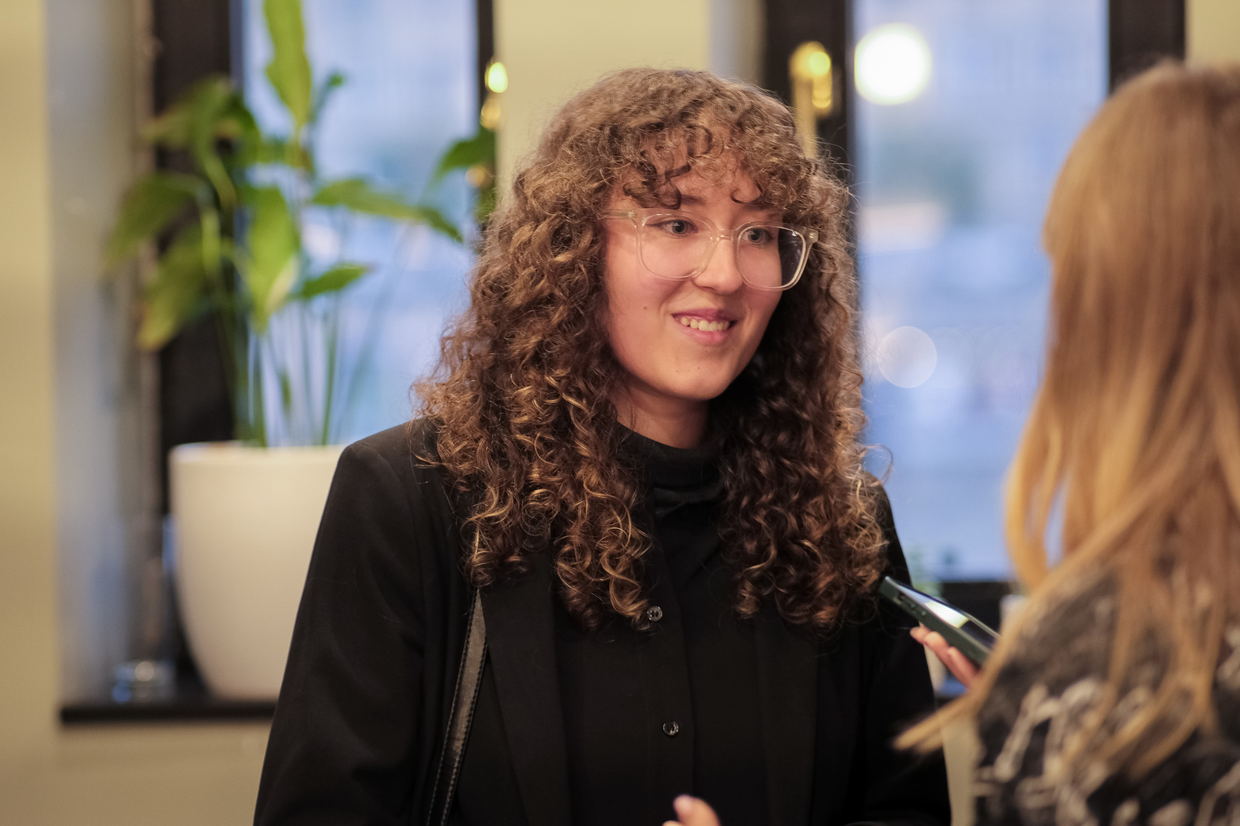 Jednadvacetiletá šéfka mládežnické organizace STAN Julie Smejkalová ...