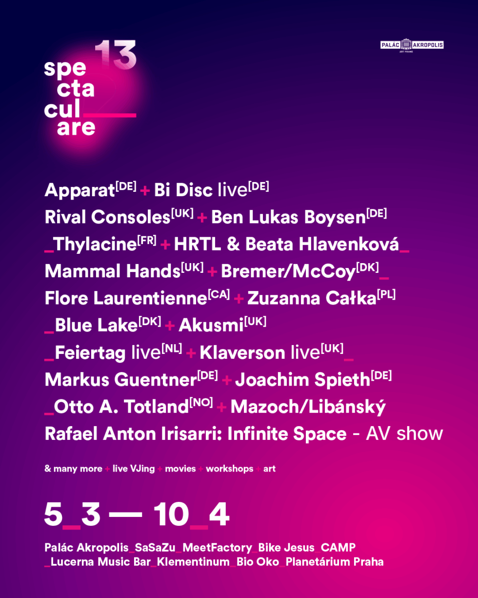 Startuje festival Spectaculare. Třináctý ročník nabízí akce od ...
